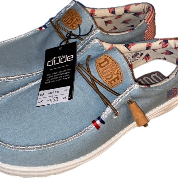 Hey Dude | Shoes | Hey Dude Wally Americana Slip On Sneaker | Poshmark